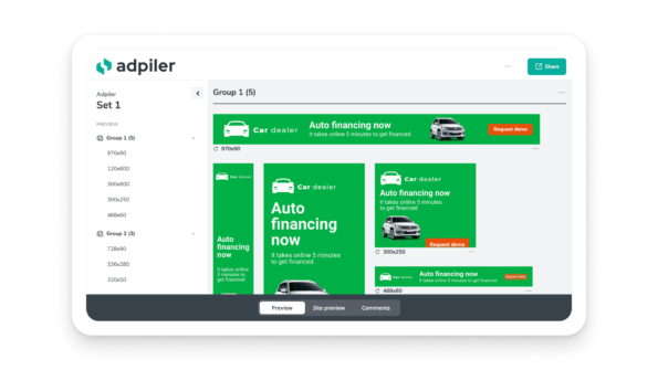 Introducing our brand new preview pages 🚀 - Adpiler