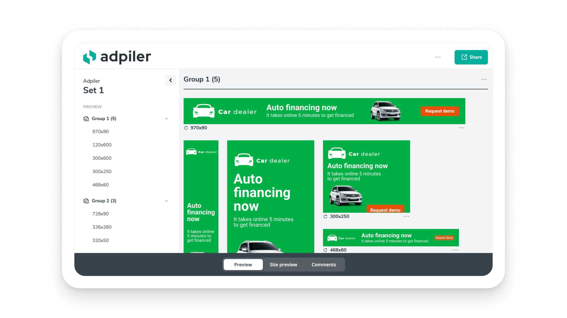 Introducing our brand new preview pages 🚀 - Adpiler