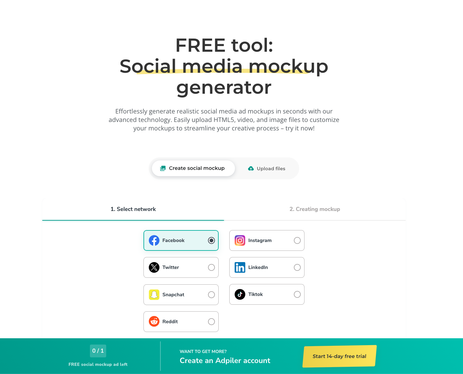 Check our new tool: Free Social Media Mockup Generator - Adpiler
